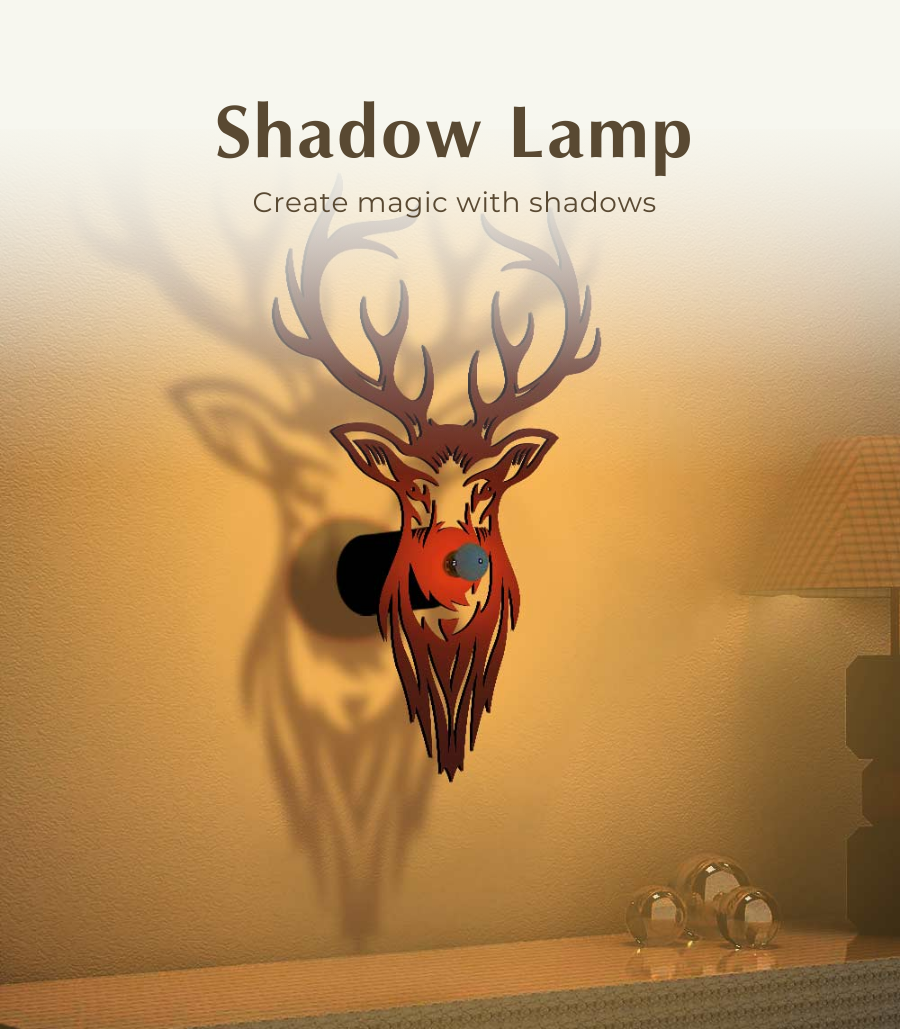 Adiyogi Lord Shiva Design Shadow Lamp – Vibecrafts