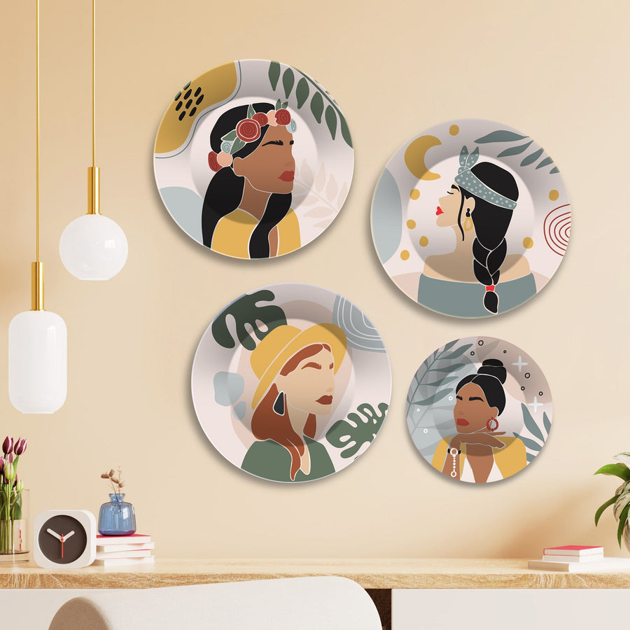 Buy luxury and ceramic wall Plate sets at Vibecrafts