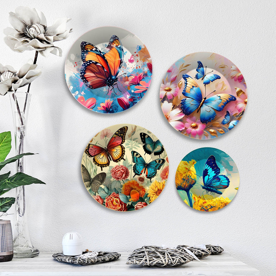 Buy luxury and ceramic wall Plate sets at Vibecrafts