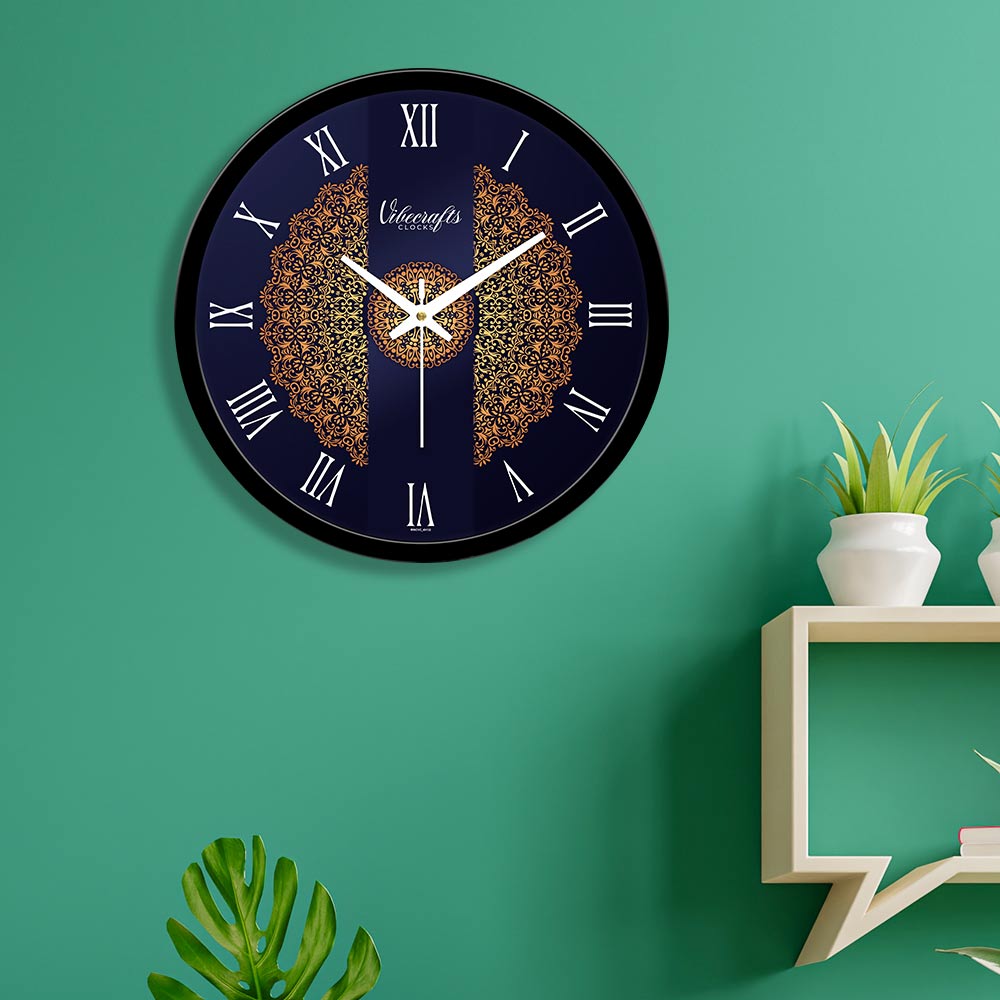 Detailed Design Premium Wall Clock – Vibecrafts