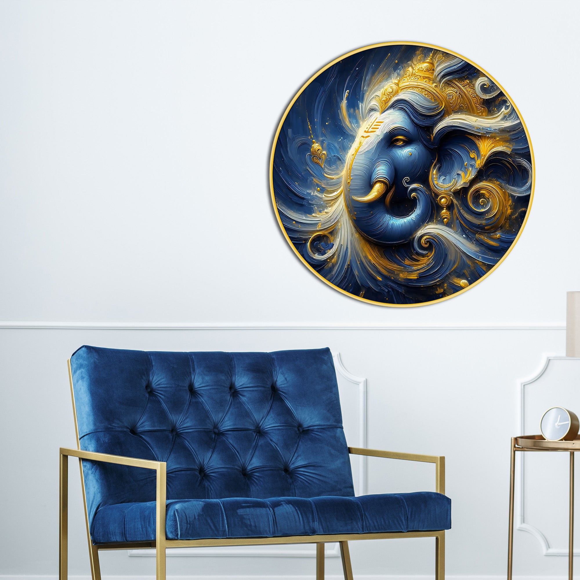 Ganesh Ji Premium Canvas Painting – Vibecrafts