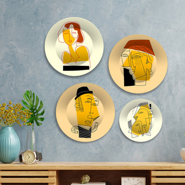 Buy luxury and ceramic wall Plate sets at Vibecrafts
