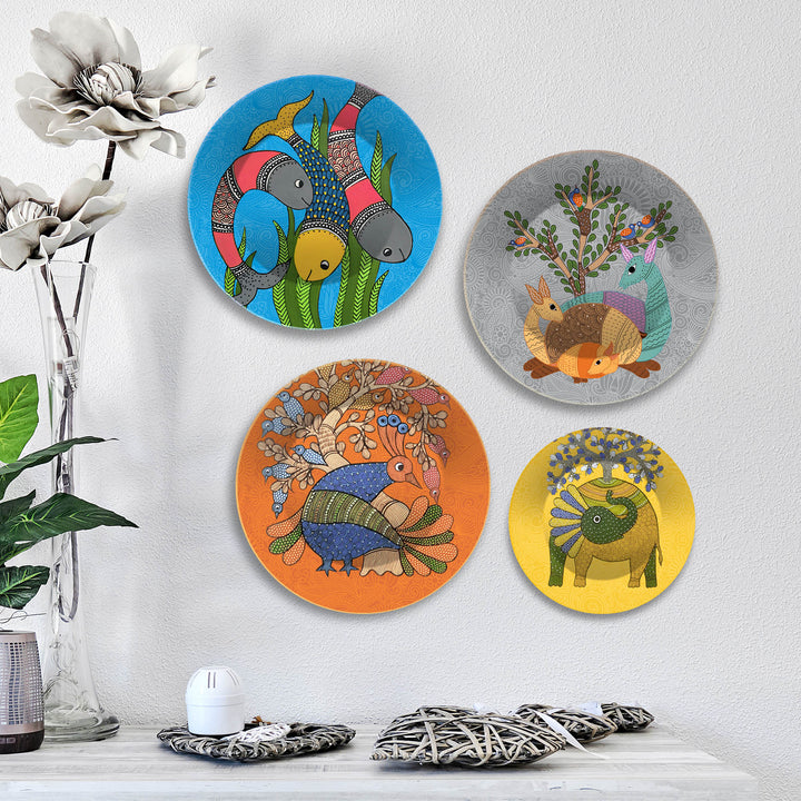 Buy luxury and ceramic wall Plate sets at Vibecrafts
