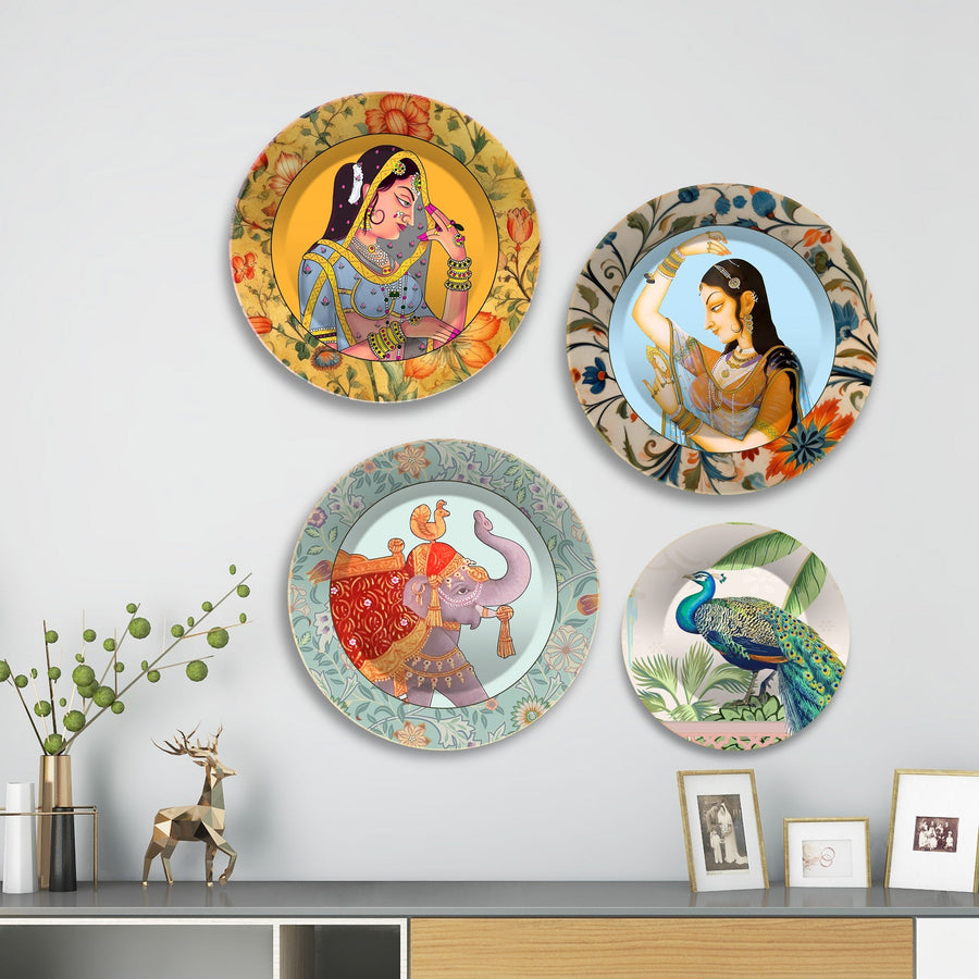 Buy luxury and ceramic wall Plate sets at Vibecrafts