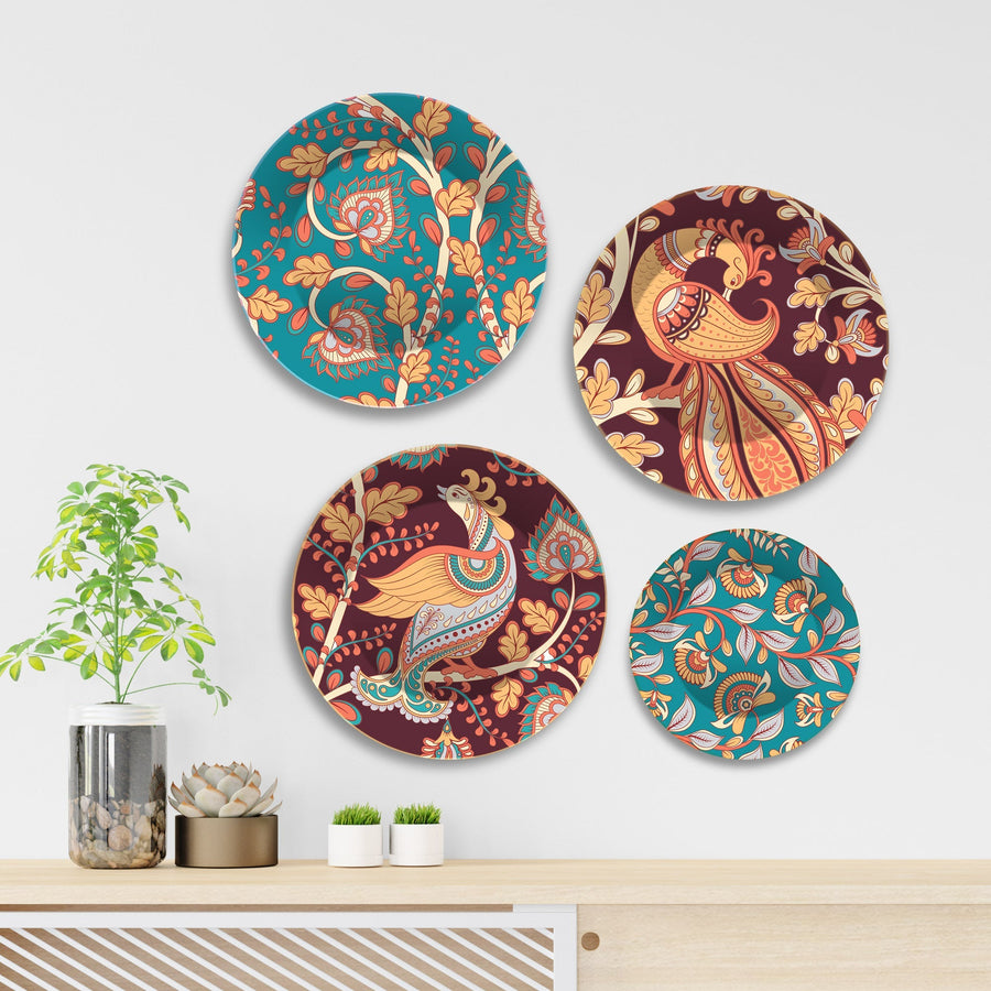 Buy luxury and ceramic wall Plate sets at Vibecrafts
