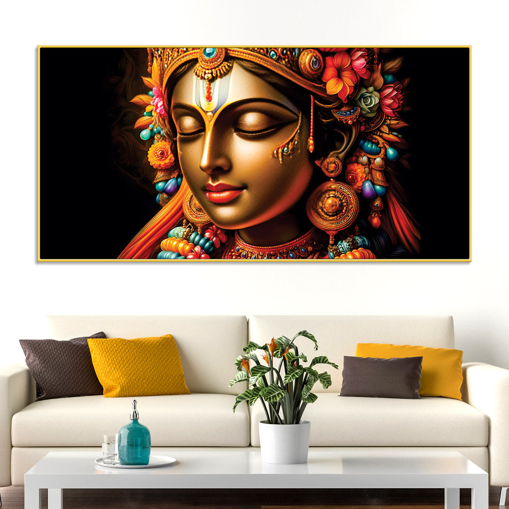 Spiritual Canvas Painting for Peaceful Home Décor