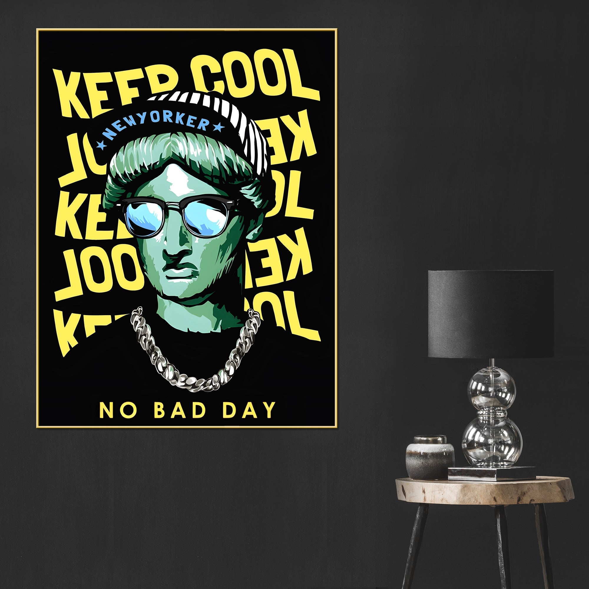 The Boy From The Streat Of New York Cotton Canvas Wall Painting ...