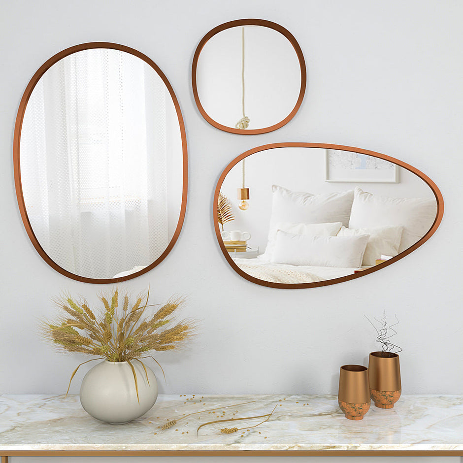 Wooden Mirrors: Buy Wooden Mirrors with Frames Online at | Vibecrafts