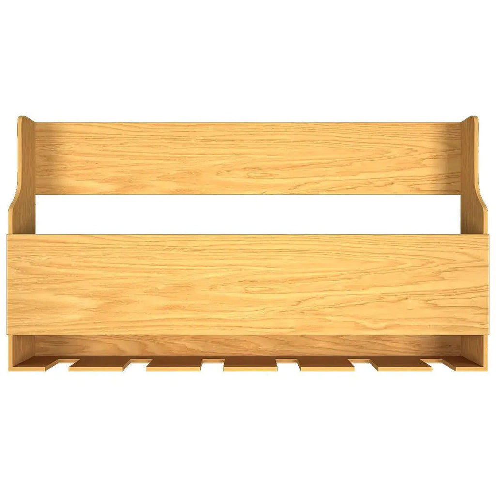 Premium Look Backlit MDF Mini Bar Wall Shelf