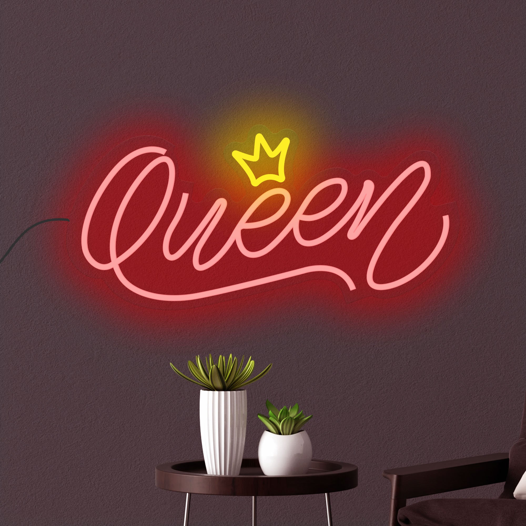 Queen Crown Neon Sign LED Light – Vibecrafts